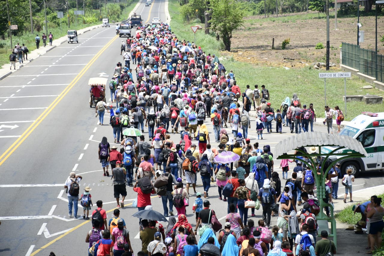 Nueva Caravana Con 2 Mil 500 Migrantes Ingresa A México Rumbo A Eeuu